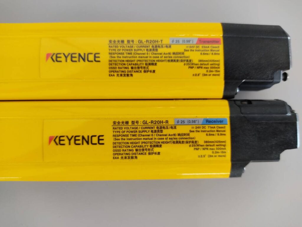 GL-R20H-R + GL-R20H-T Keyence Barrera de seguridad para control de ...