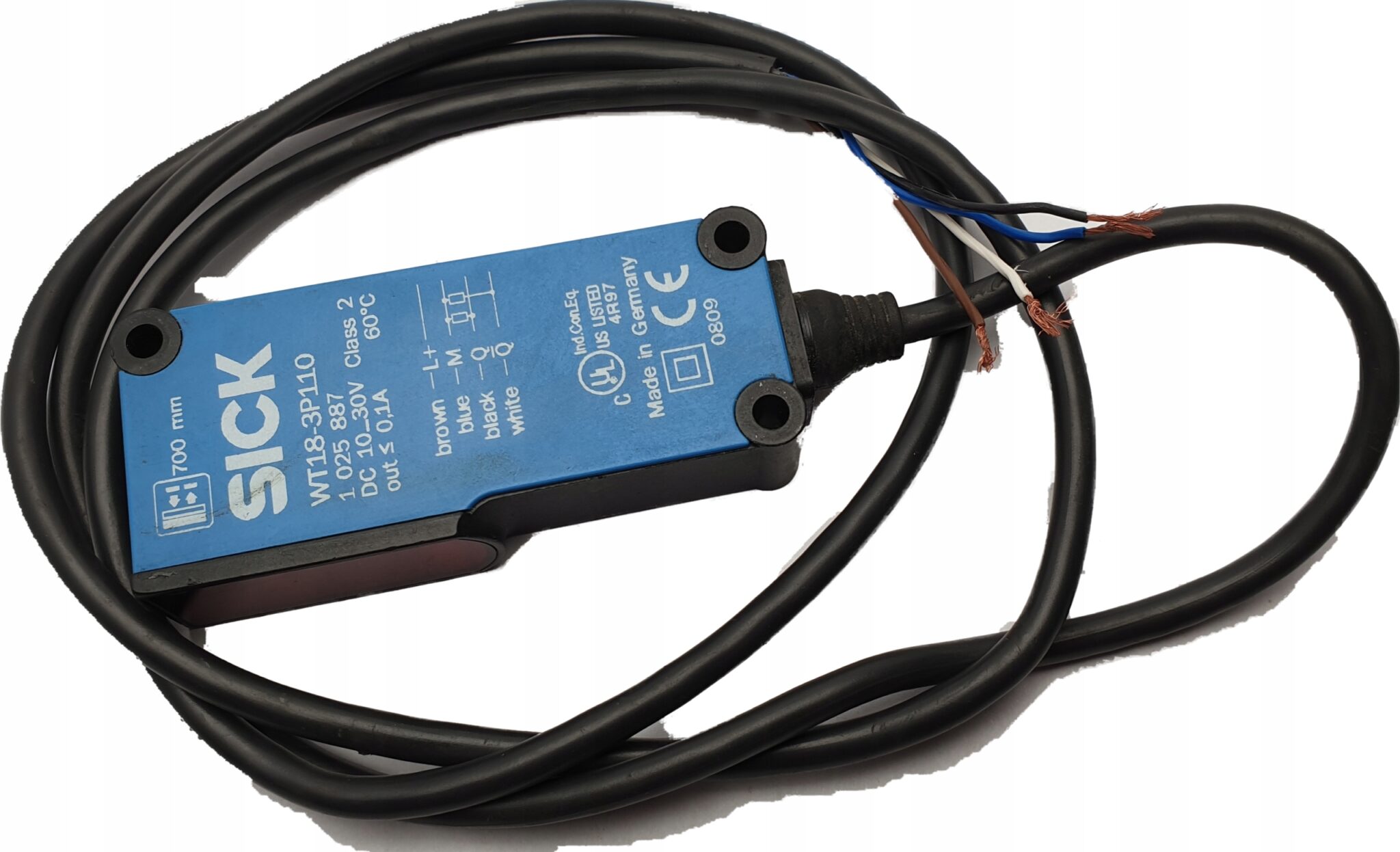 WT18-3P110, Sick, Sensor Fotoelectrico; Rango: 50÷700mm; PNP; difuso ...