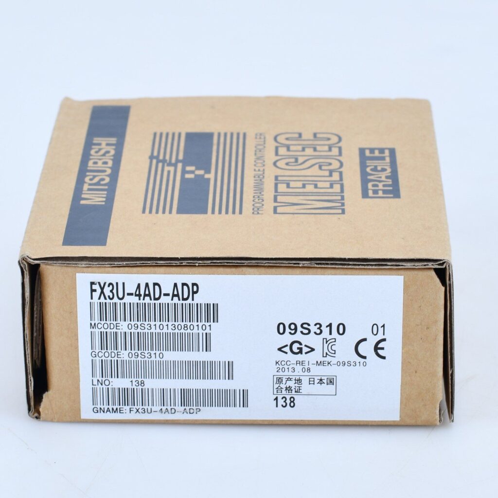 FX3U-4AD-ADP Mitsubishi Analog input module; 12 bit; 4 analog inputs ...