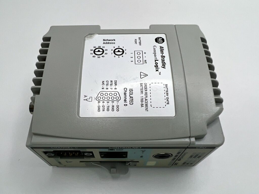 1769-L32C, Allen Bradley, CompactLogix ControlNet Processor, 750 Kbyte ...