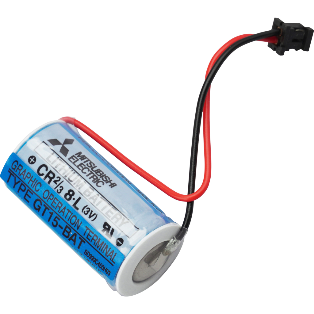 GT15-BAT, MITSUBISHI Bateria de reemplazo, backup de SRAM data, reloj ...