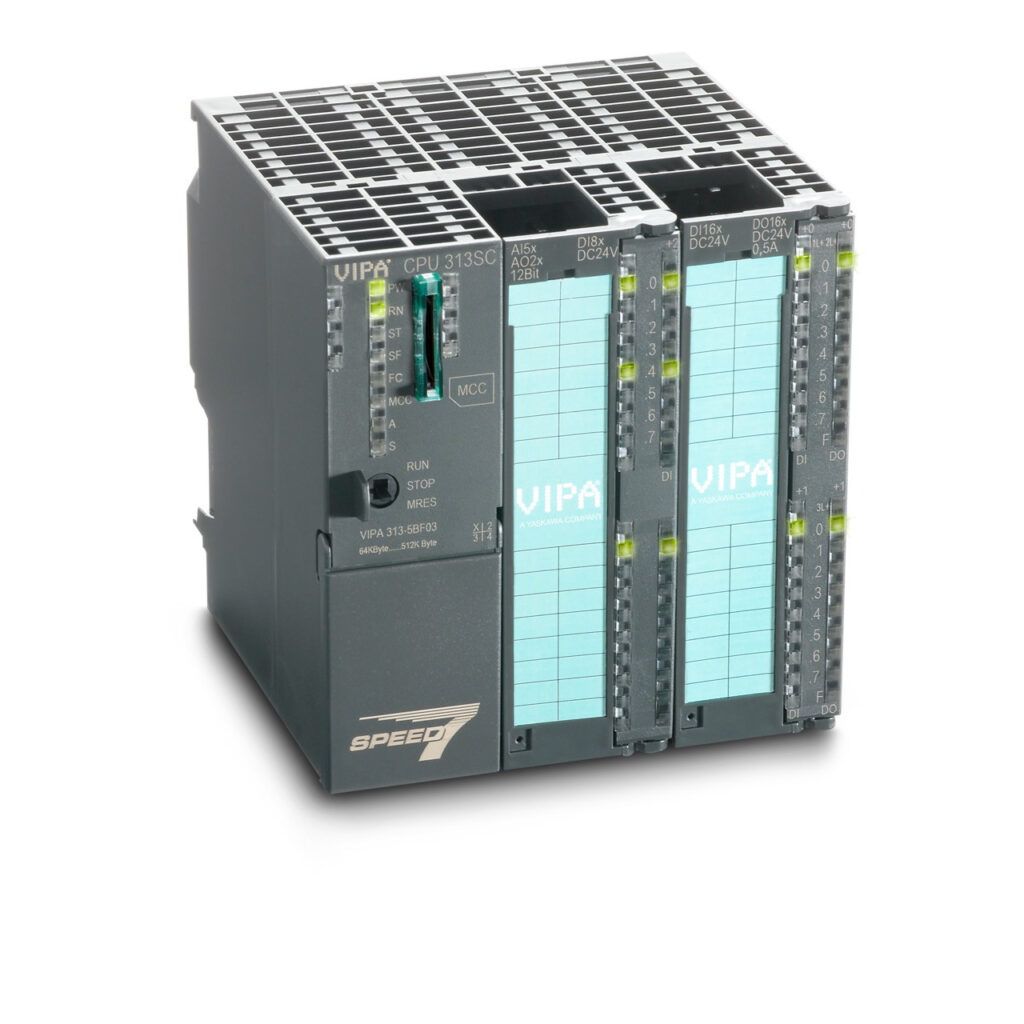 313-5BF23, VIPA, 300S CPU313SC. tecnología SPEED7; 24 Entradas ...