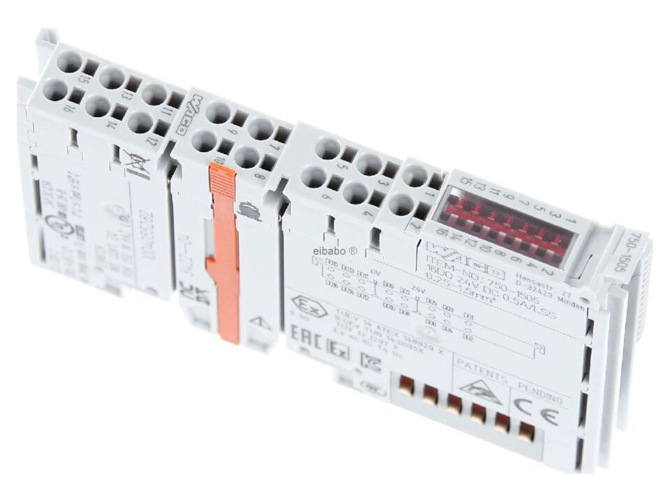 750-1505, WAGO, 16-Canales Salida digital, 24 VDC, 0.5 A, Low-side ...