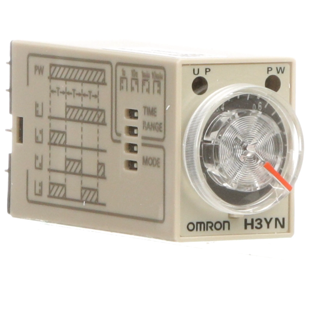 H3YN-2 DC24, Omron, Temporizador, enchufable, 8 pines, multifunción, modelo de corto alcance de ...