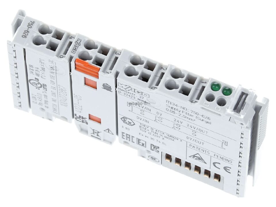 750-626, Wago, Power Supply, Filtro Modulo, – Wartung Automation