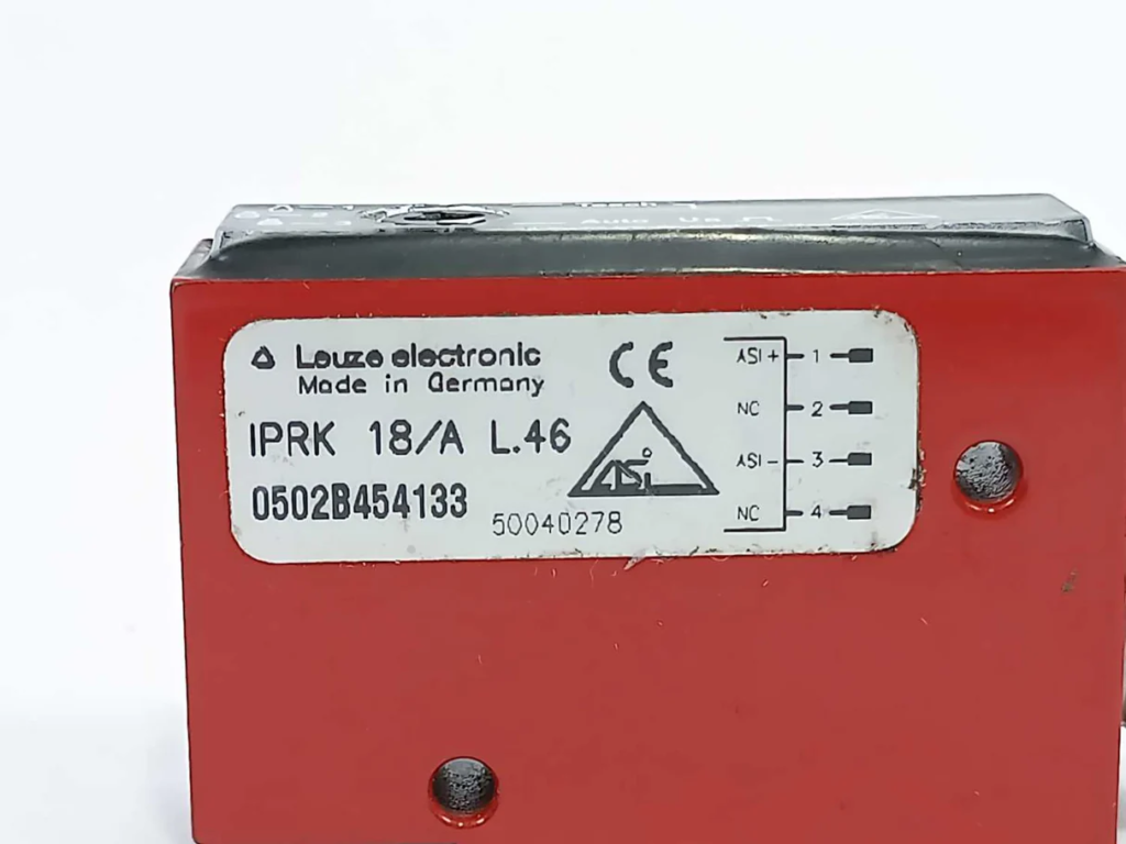 IPRK 18/A L.46, LEUZE, Sensor fotoeléctrico retrorreflectivo, LED rojo ...