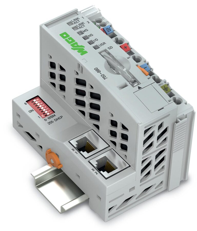 750-880, WAGO, Controlador, ETHERNET; 3.ª generación; Ranura para ...