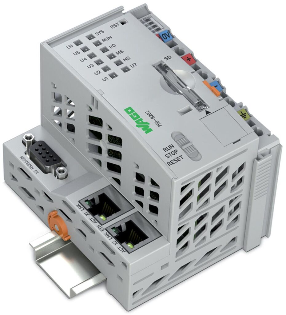 750-8202, WAGO, Controlador PFC200; 2 x ETHERNET, RS-232/-485 – Wartung ...